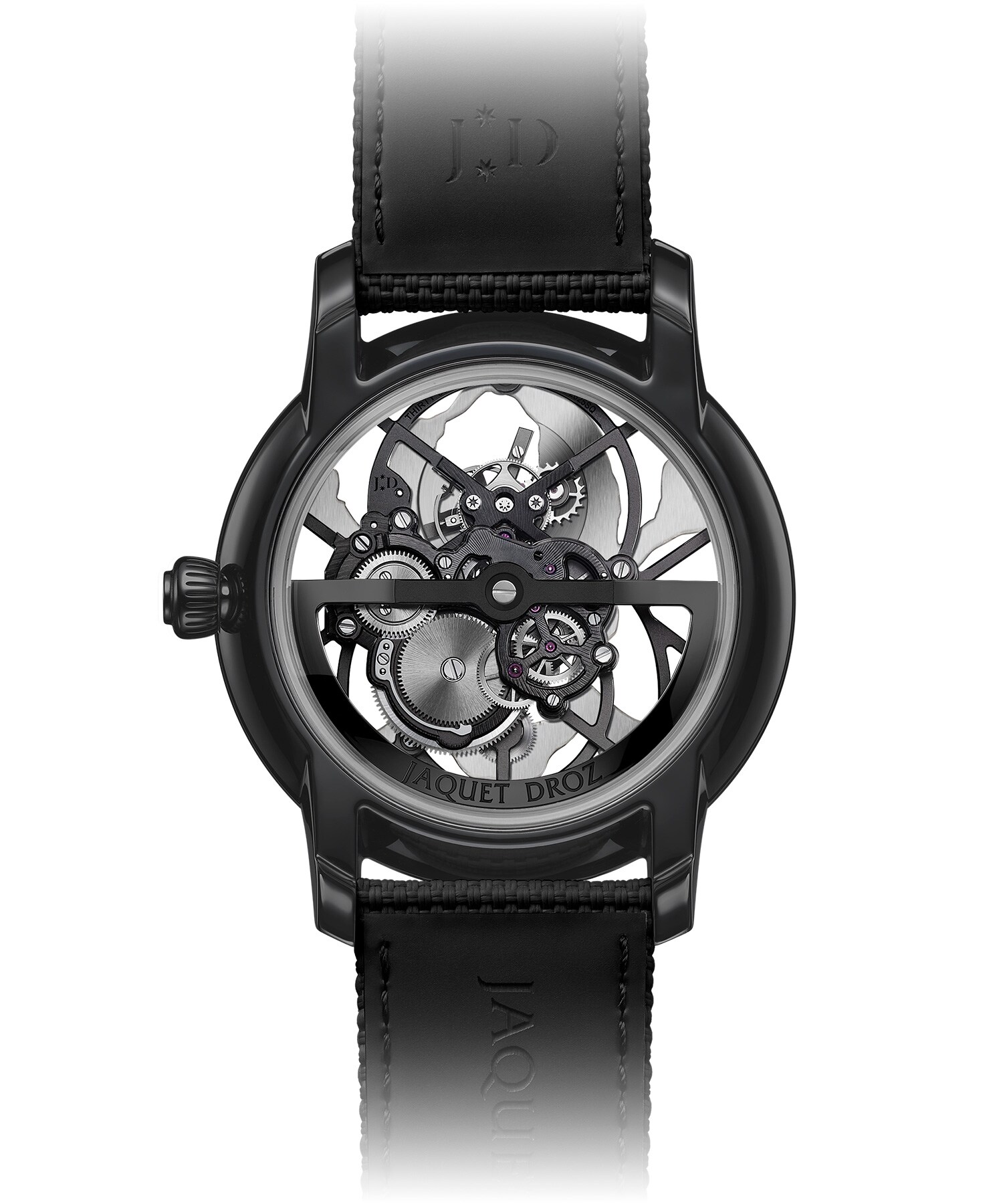 Tourbillon Skelet Ceramic - Skull Pointillism | Jaquet Droz