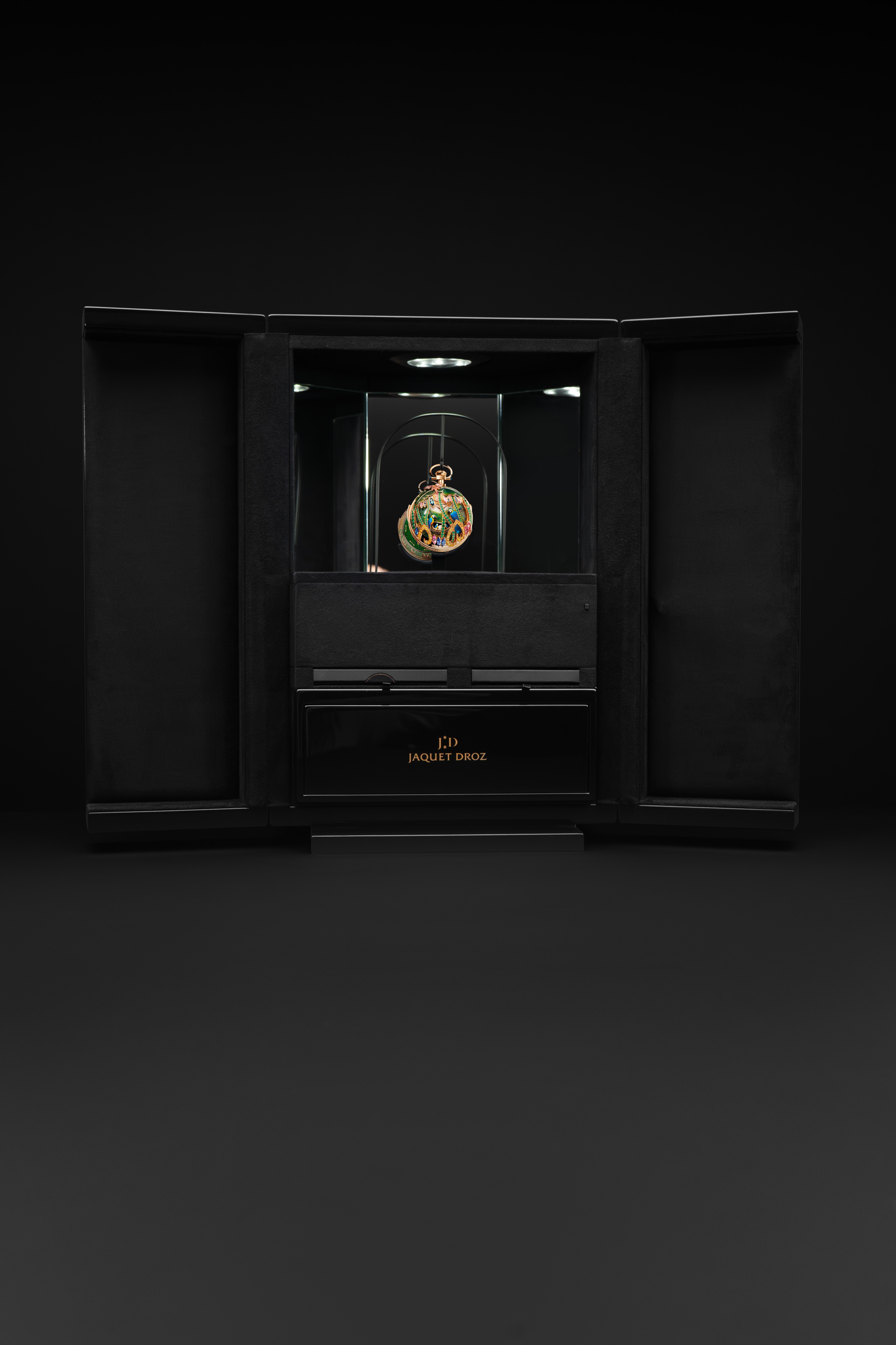 Pocket Watch Automaton Parrot Repeater Press | Jaquet Droz